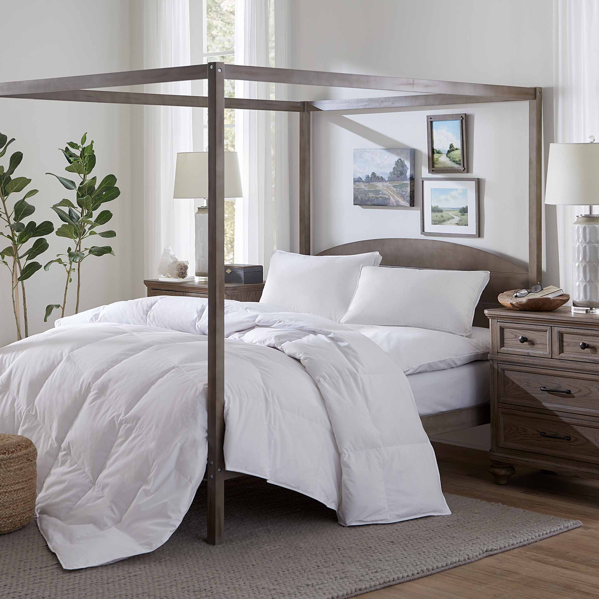 Thin Down Comforter | Ultra Light & Breathable – Restful Nights®